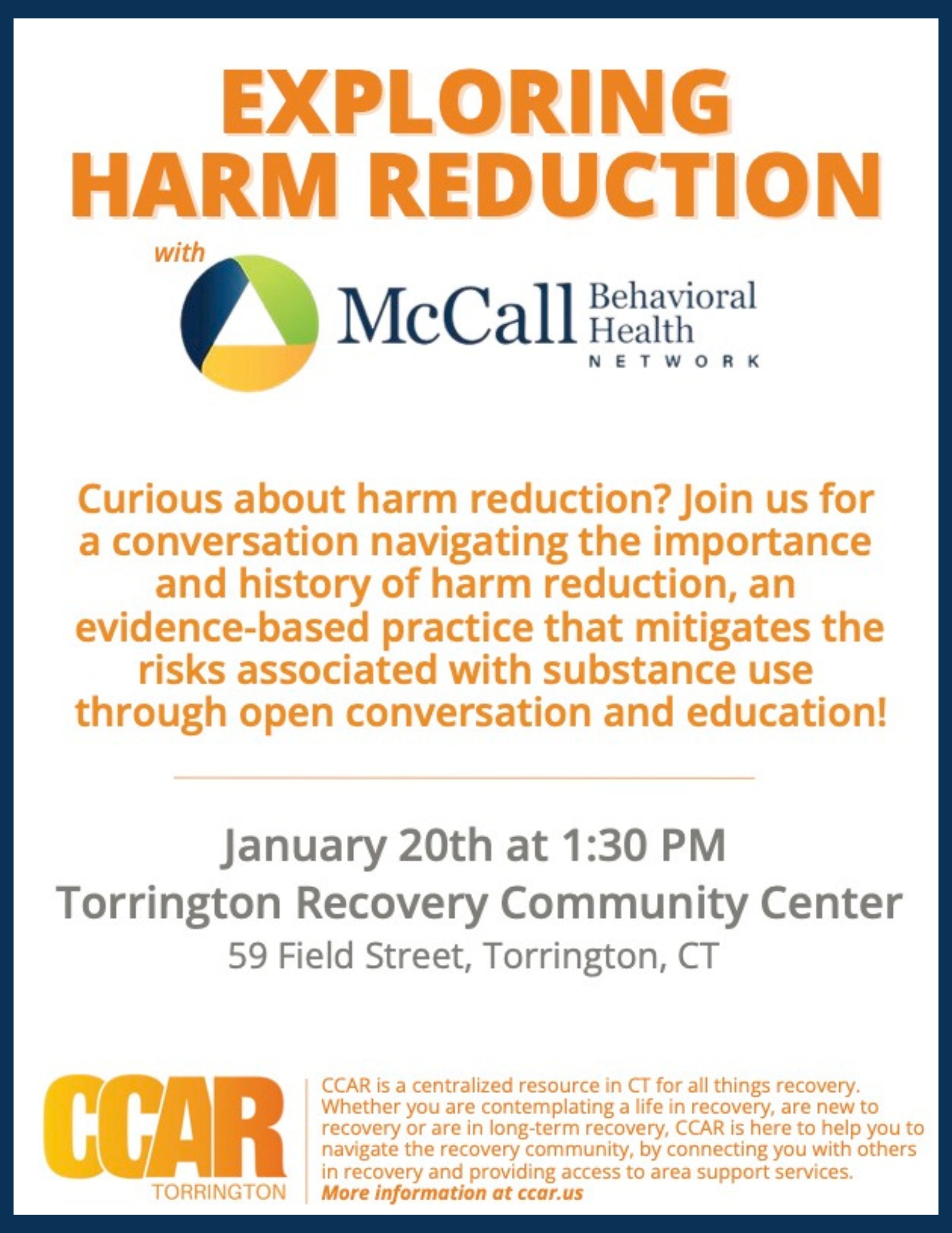 Exploring Harm Reduction with McCall Behavioral Health Network - McCall ...
